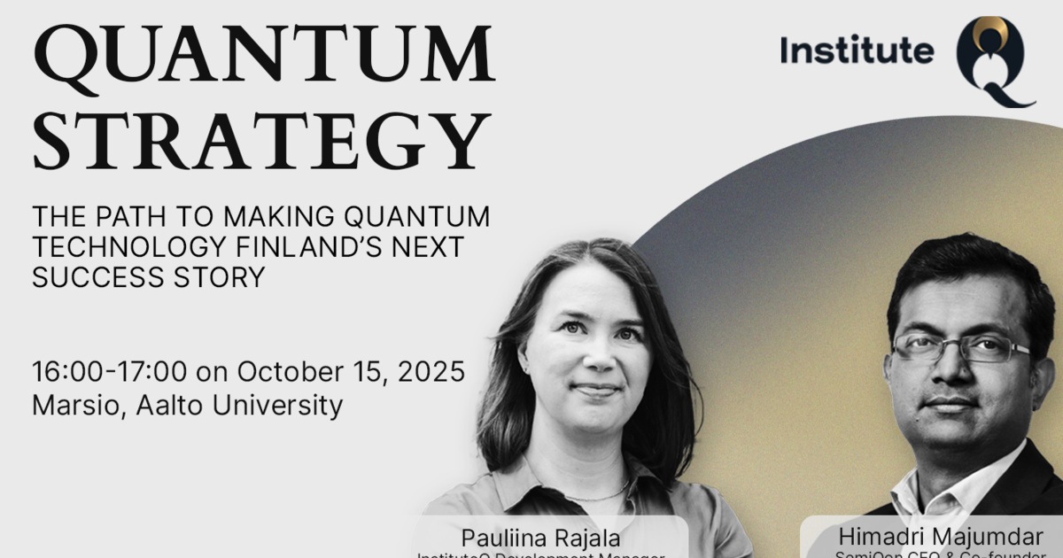 Quantum Strategy: The path to making quantum technology Finland’s next ...